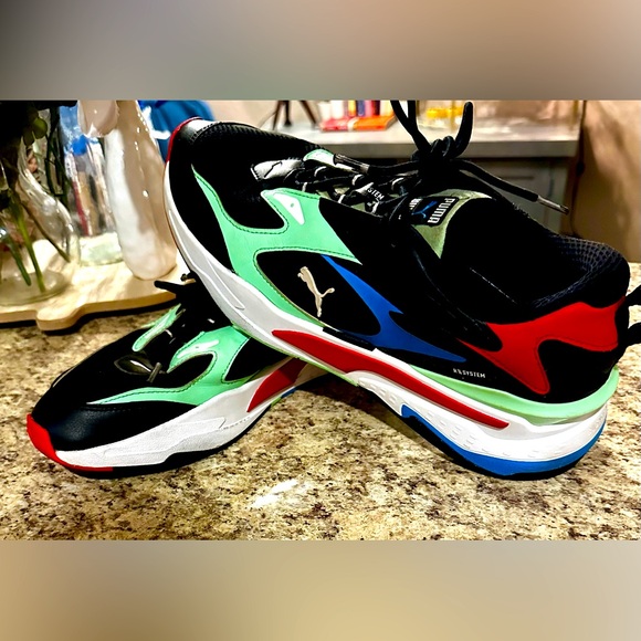 Puma | Shoes | Puma R Running System Mens Sneakers Sz 2 Multicolored ...